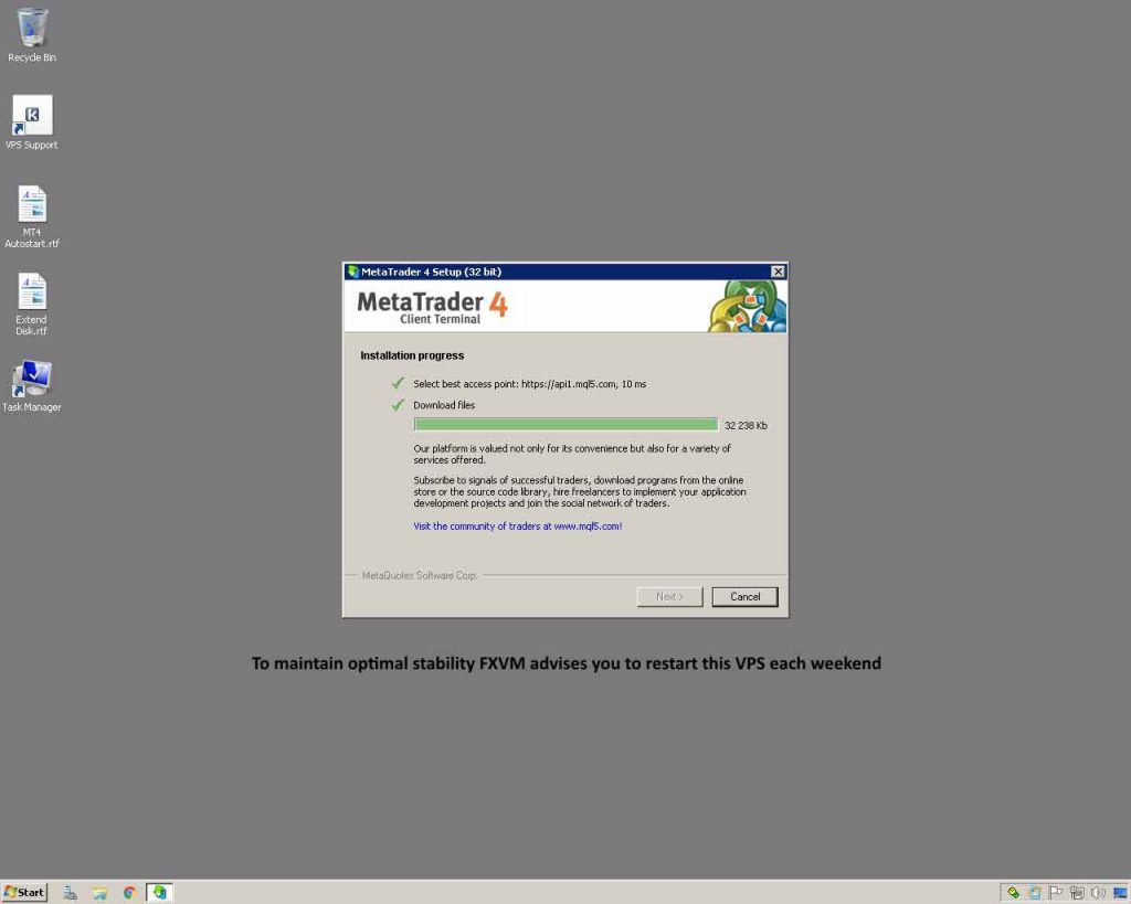How to install MetaTrader 4 platform on your Forex VPS - FXVM Knowledge Base
